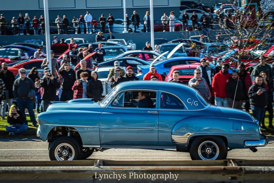 1952 Chevy Deluxe BLUE GASSER | Needham Car Show
